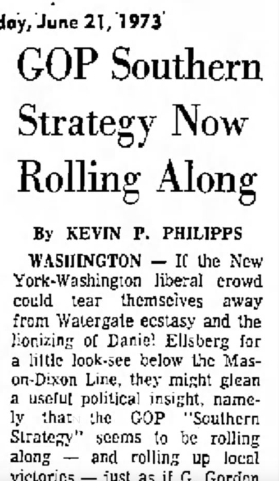 The Myth of the “Myth” of the Southern Strategy – The Propaganda Professor